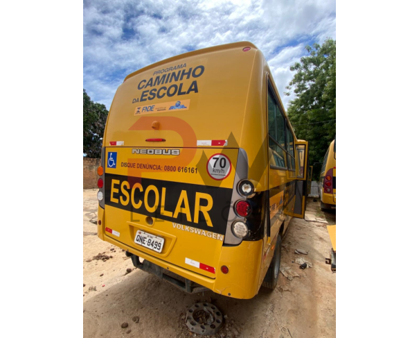 ONIBUS VW/NEOBUS MINI ESC/2018, DIESEL, AMARELA, RENAVAM: 01131627854 ...