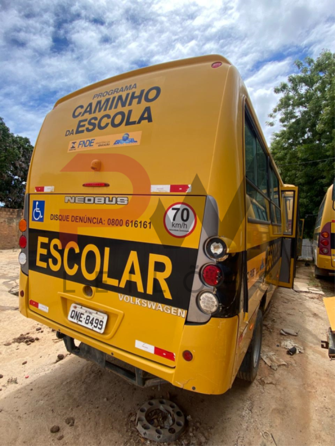 ONIBUS VW/NEOBUS MINI ESC/2018, DIESEL, AMARELA, RENAVAM: 01131627854 ...
